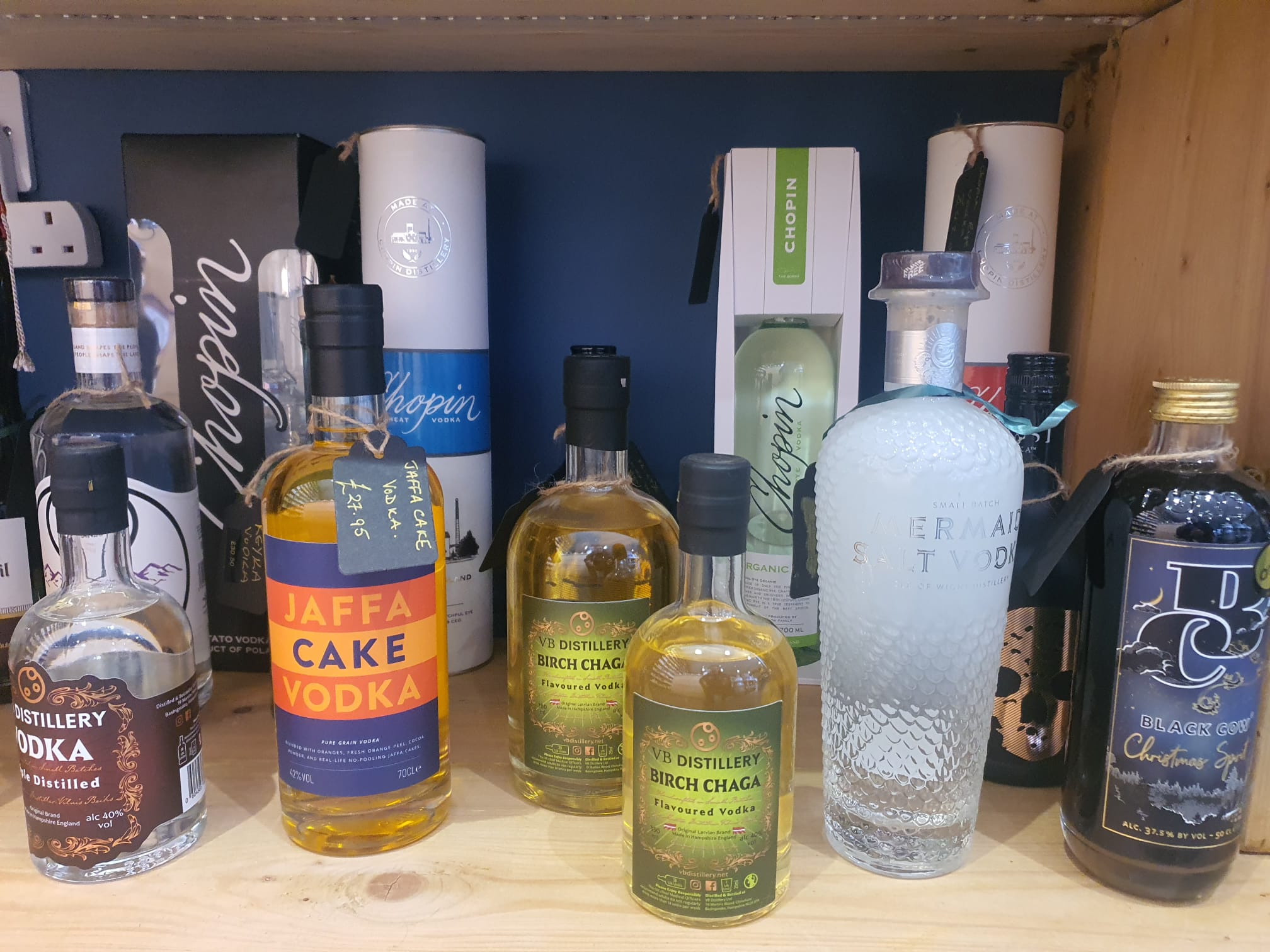 Our Vodka Selection