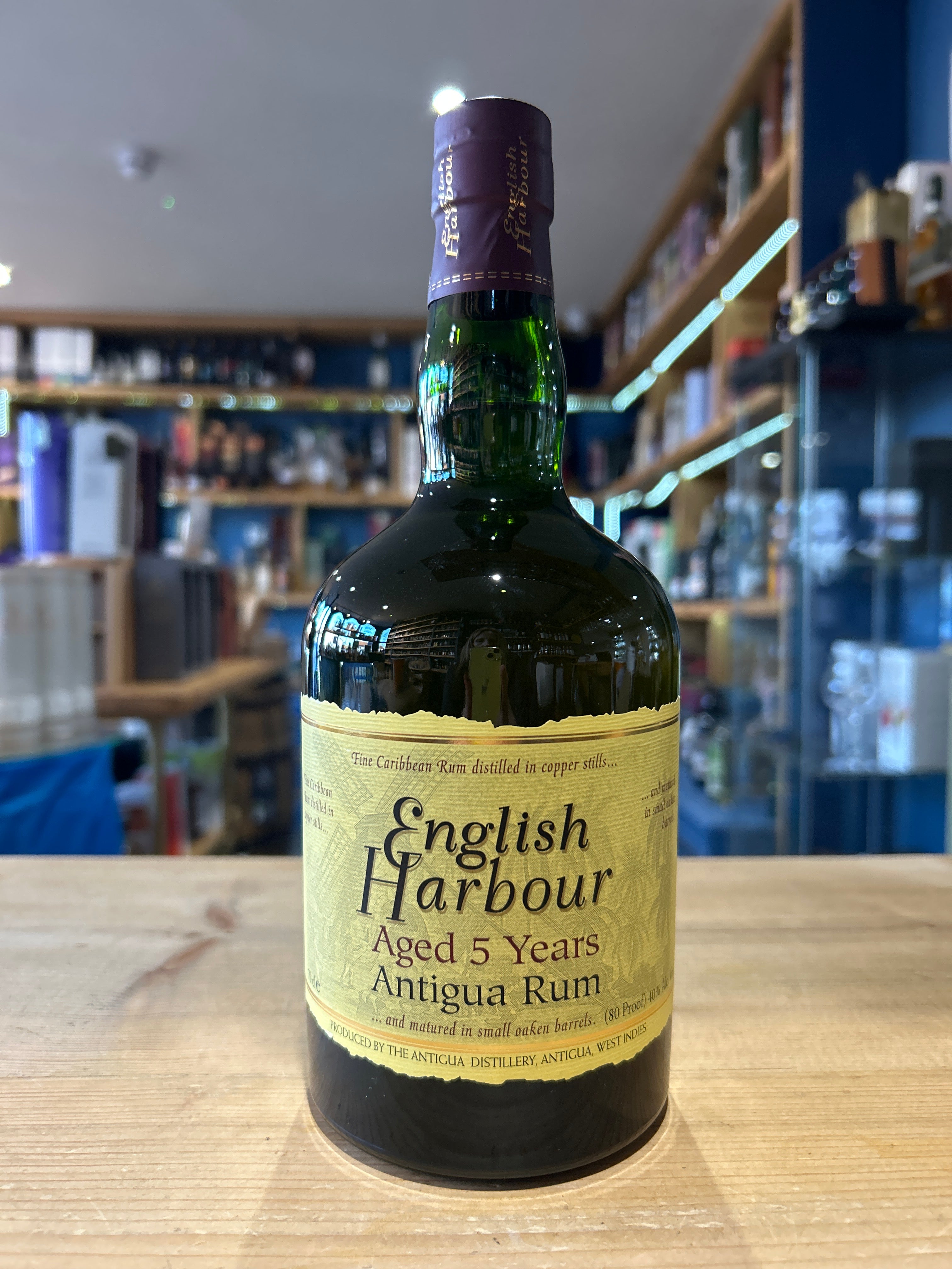 English Harbour Aged 5 years Antigua Rum 70cl 40%